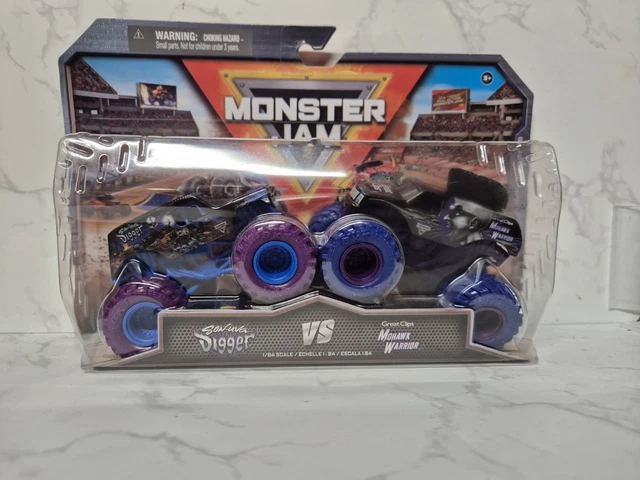 MONSTER JAM SON Uva Digger Vs Mohawk Warrior 1:64 Monster Trucks Series ...