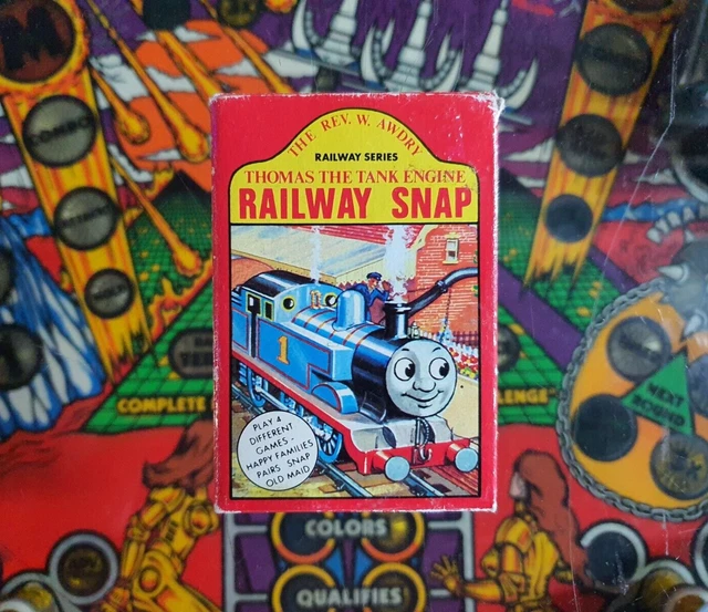 VINTAGE 1986 THOMAS The Tank Engine Railway Snap - Playing Cards Game ...