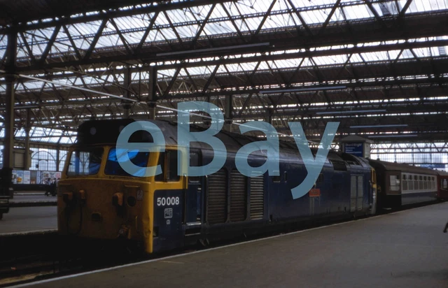 35MM RAILWAY SLIDE of Class 50 50008 @ Waterloo - Copyright to Buyer £4 ...