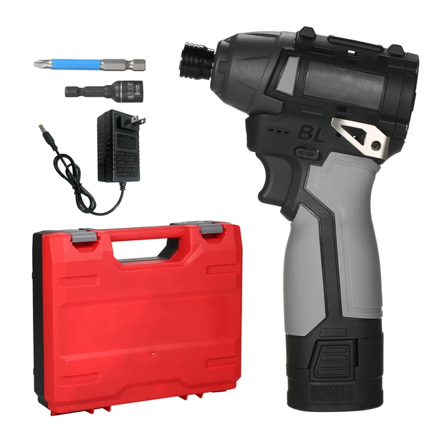 18V BRUSHLESS ELECTRIC Screwdriver Set Rechargeable Cordless Electric ...