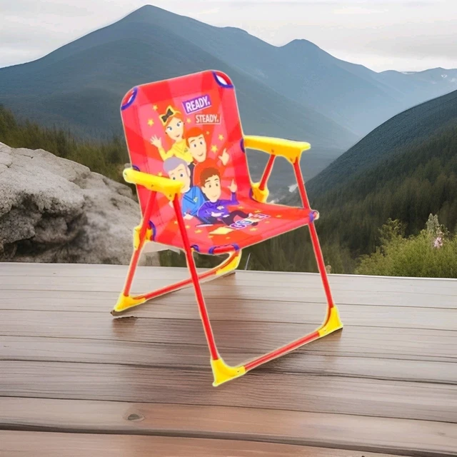THE WIGGLES PATIO Deck Chair 21164 Emma Wiggle 2019 Kids Ages 3-6 NOS ...