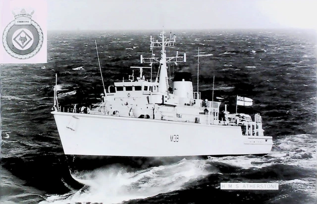 BRITISH ROYAL NAVY HMS H.M.S. Atherstone Military Ships Photograph ...