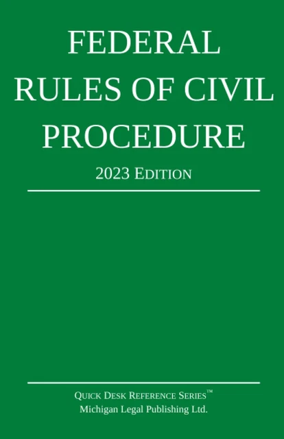 FEDERAL RULES OF Civil Procedure 2023 Edition With S Paperback 18 federal-rules-of-civil-procedure-2023-edition-with-s-paperback-18