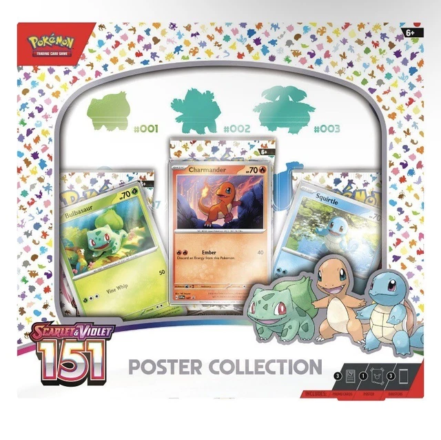 POKEMON 151 SCARLET And Violet Poster Collection Box SEALED BRAND NEW ...