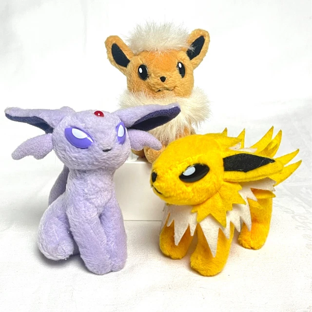 Japanese PokÉmon Eeveelutions Eevee Espeon Jolteon Soft Plush Toy Figure Card £4999 Picclick Uk