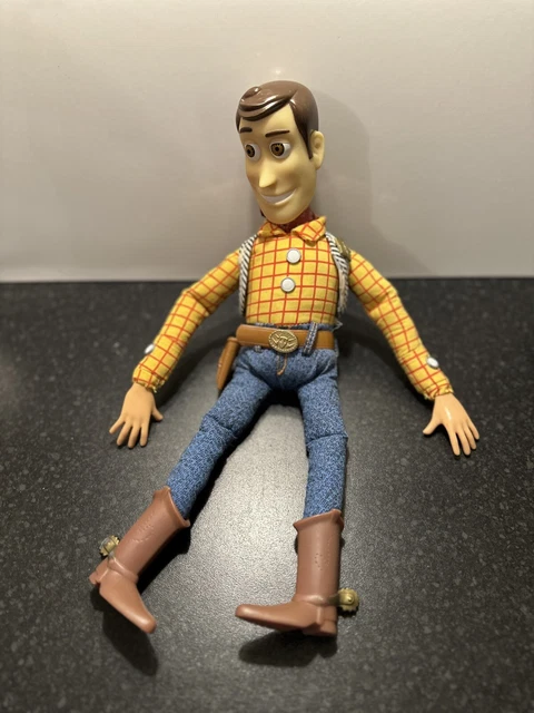 TOY STORY THINKWAY Toys Sheriff Woody Pull String Bambola parlante 15" (Nessun suono) EUR 14,26 ...