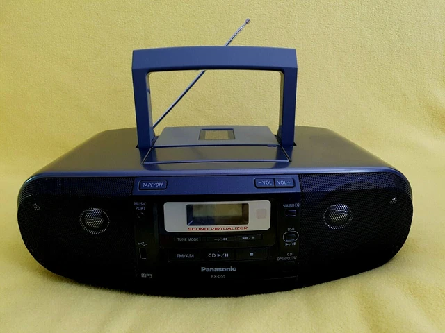 PANASONIC RX-D55 CD Radio Cassetten Recorder Kassetten Rekorder CD MP3 ...