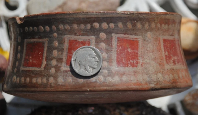 PRE-COLUMBIAN ~ NAZCA / NASCA ~ Pre-Colombian Terracotta Polychrome ...