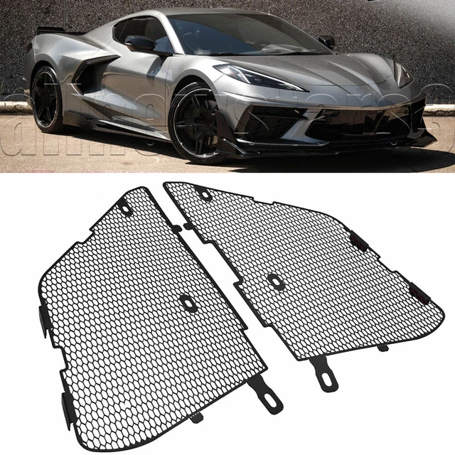 FOR CORVETTE C8 Z51 2020-2023 FRONT MESH GRILL RADIATOR GUARDS GRILL ...