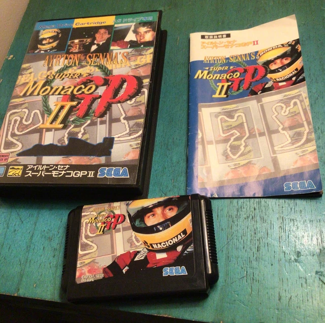 AYRTON SENNA'S SUPER Monaco Gp Ii 2 Sega Game Gear Gg Cartouche Seule ...