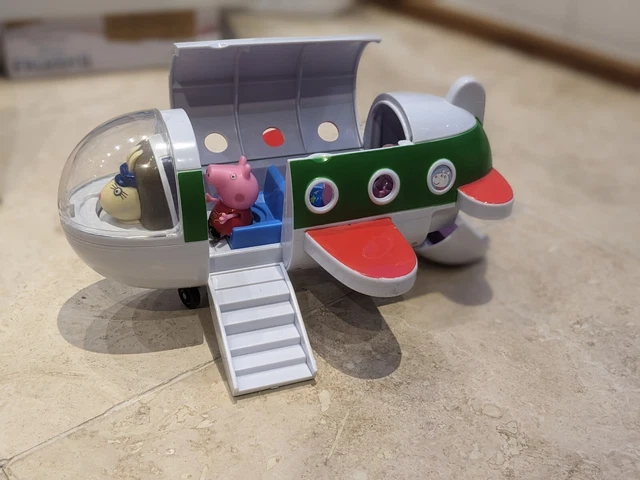 PEPPA PIG AEROPLANE Playset - Air Peppa Plane Airplane Play Set Toy ...