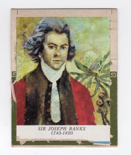 COLES SUPERMARKET BI-CENTENNIAL Cards 1988 Sir Joseph Banks EUR 3,70 ...