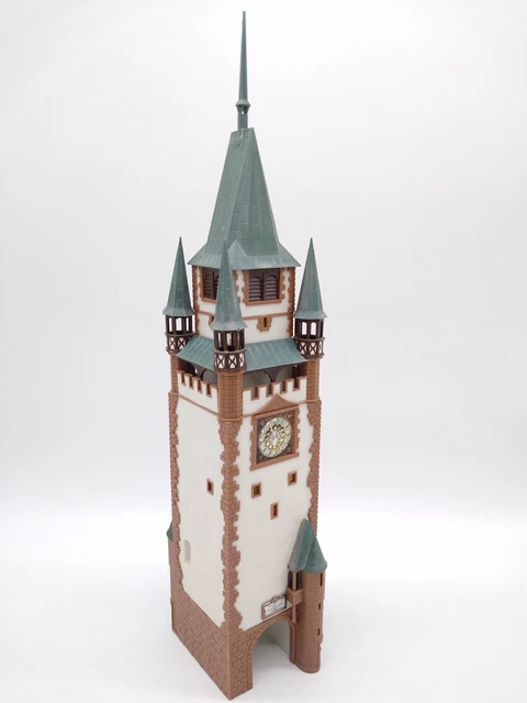 FALLER CLOCK TOWER with Arch & Turrrets - OO/HO - Very Good Condition ...