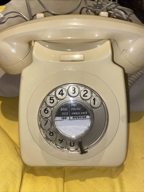 B.T. MODEL 8746 G Landline GPO Rotary Dial Telephone £19.99 - PicClick UK