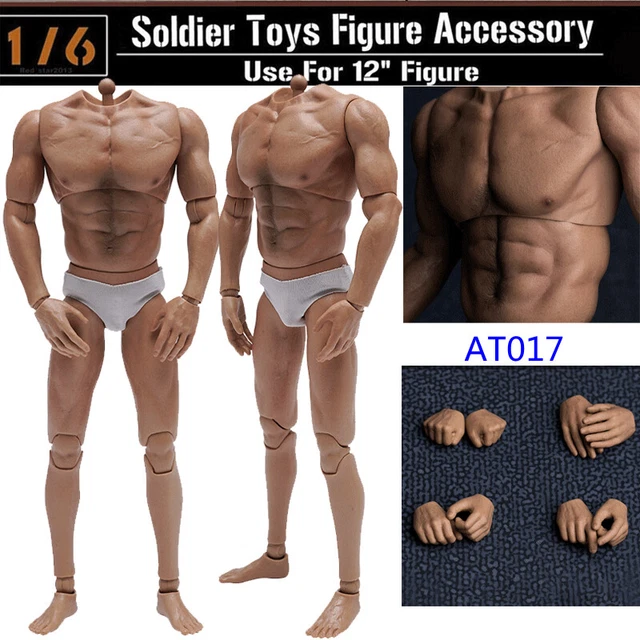 Worldbox At017 1 6 Scale Durable Male Body Universal Body To Head