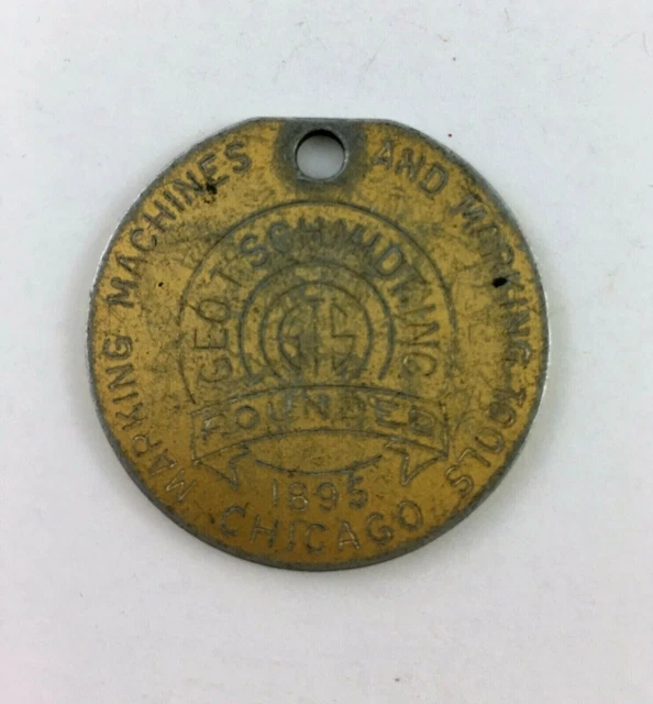 GEORGE T SCHMIDT Chicago IL GTS Marking Machines Tools Metal ID Tag WRR ...