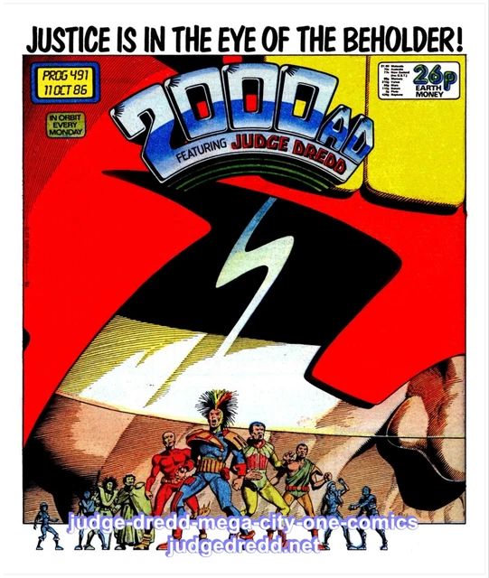 2000ad Prog 491 Judge Dredd Comic Book Issue Very Good To Excellent Condition Eur 1000 