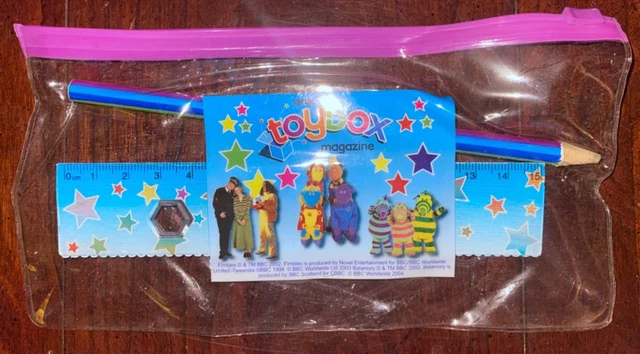 TOYBOX CBEEBIES MAGAZINE gift Pencil Case Pencil Ruler Tweenies 2004/05 ...
