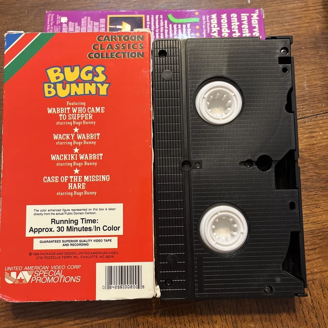 VHS BUGS BUNNY Cartoon Classics Collection Vol 1 (VHS, 1989) EUR 5,58 ...