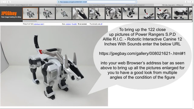 POWER RANGERS S.P.D Alllie R.I.C. - Robotic Interactive Canine With ...