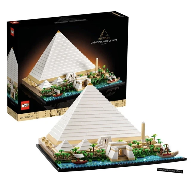 LEGO® ARCHITECTURE GREAT Pyramid of Giza 21058 Not Perfect Box EUR 102 ...