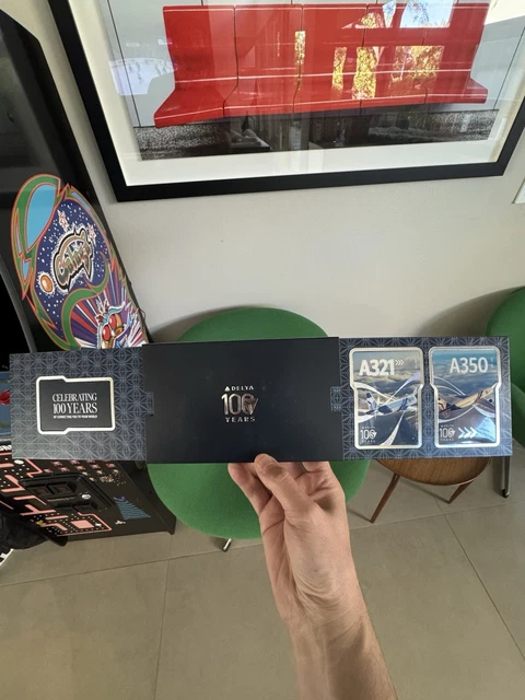2025 DELTA AIR Lines Trading Cards Limited Edition 100 Year Anniversary ...