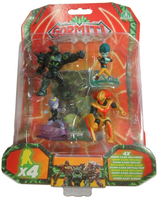 GORMITI BOX 4 Figure 5cm Series 2 Lord Electryon New Ao-Ki New Ikor ...