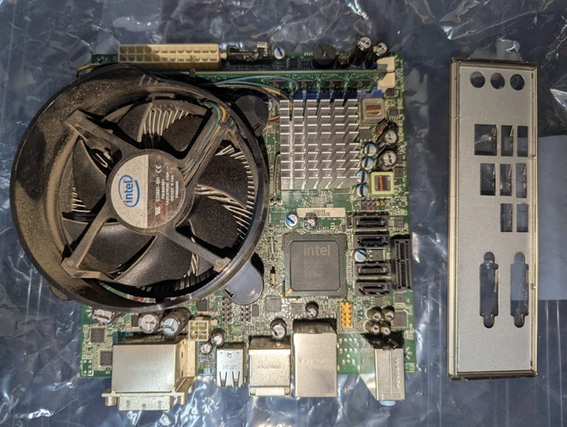 INTEL CORE 2 Duo Motherboard And CPU ITX 775 £10.78 - PicClick UK