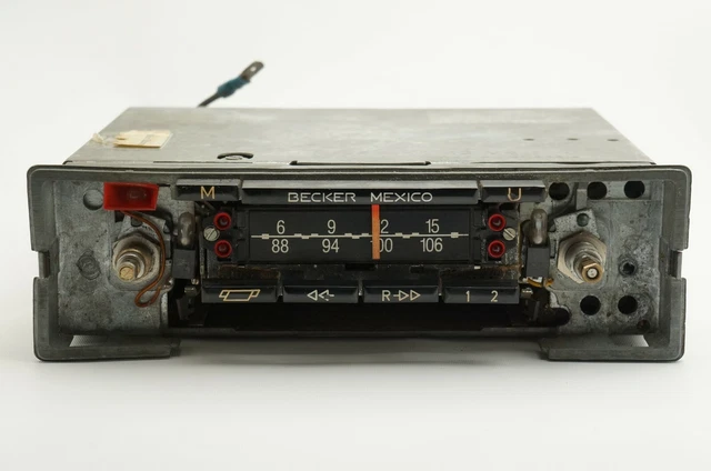 RARE VINTAGE BECKER MEXICO 374 Car Radio Classic Stereo Balance Radio ...