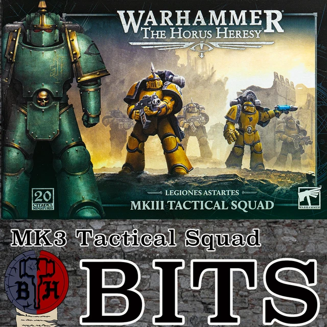 HORUS HERESY MARK 3 Space Marines MKIII Tactical Squad BITS Warhammer ...
