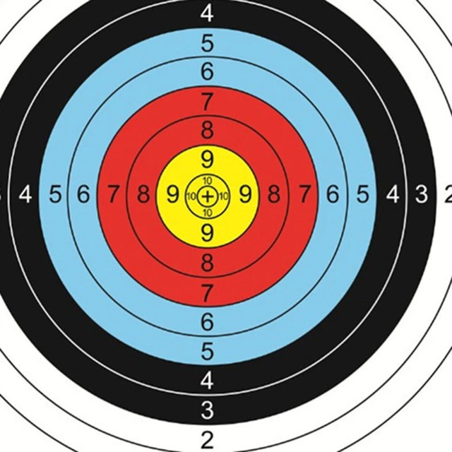 20PCS TARGET PAPER Archery Paper 40cm Target Face Shooting Game Toy £13 ...