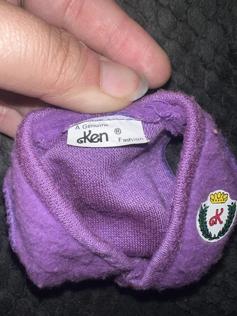 VINTAGE KEN DOLL Purple Vest Clothing #1328 Weekend Collection 1988 $8. ...