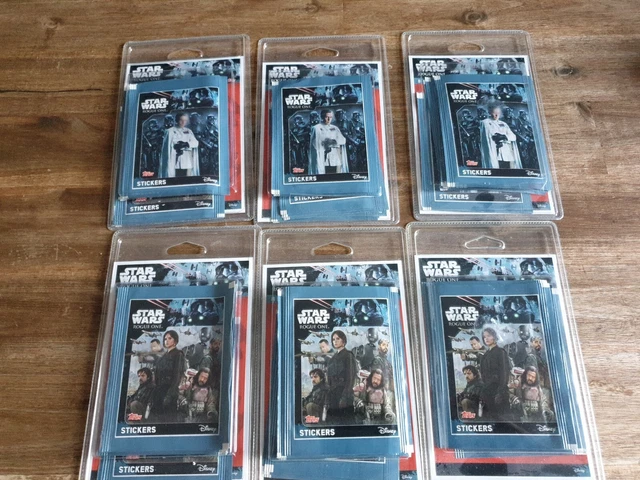 LOT DISNEY STAR wars rogue one cartes 240 stickers neuf collection ...