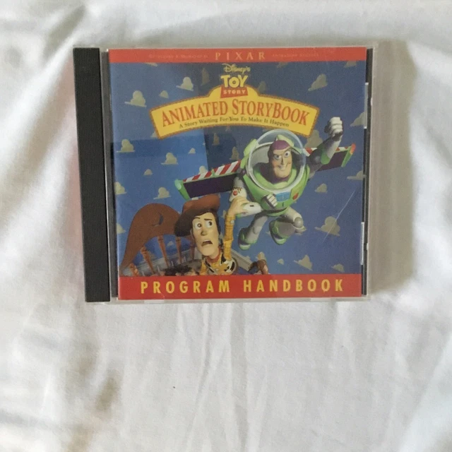 DISNEY'S TOY STORY Animated StoryBook Windows Mac 1996 Pixar CD-ROM PC ...