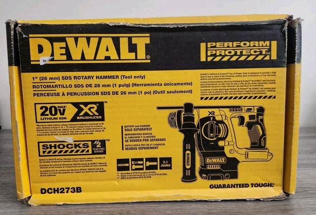 DEWALT DCH273B LI-ION Battery Powered Rotary Hammer Drill. For Parts AS ...