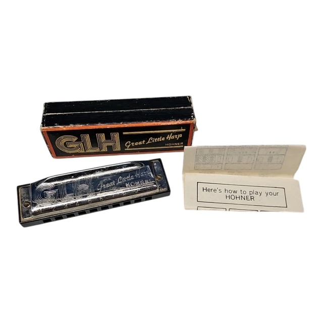HOHNER GLH GREAT Little Harp Harmonica Vintage Collectible Musical ...