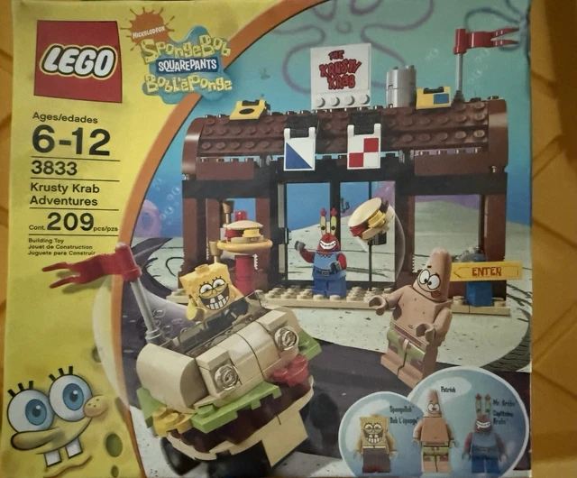 LEGO SPONGEBOB SQUAREPANTS: Krusty Krab Adventures Building Set (3833 ...