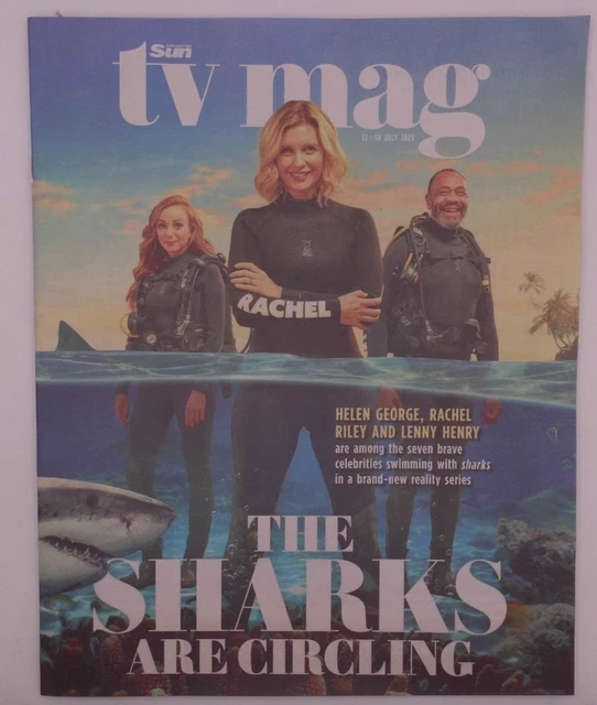 SCOTTISH SUN TV supplement 12th July 2025 Rachel Riley: The Sharks are ...