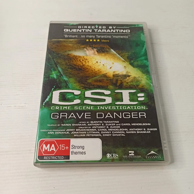 CSI CRIME SCENE Investigation Grave Danger DVD Forensics Detective ...
