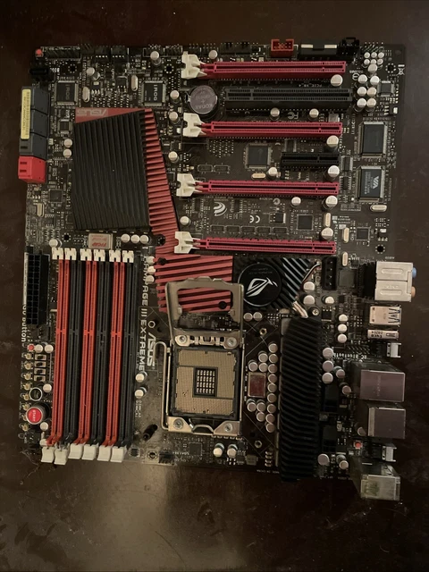 ASUS RAMPAGE III Extreme socket LGA1366 motherboard £22.16 - PicClick UK