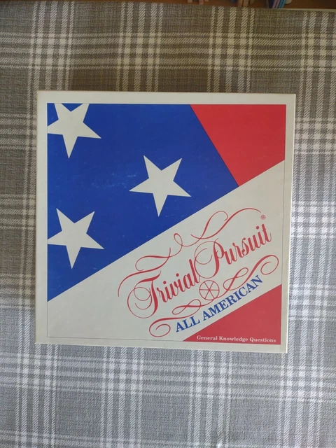 TRIVIAL PURSUIT ALL American Edition General Knowledge Board Game ...
