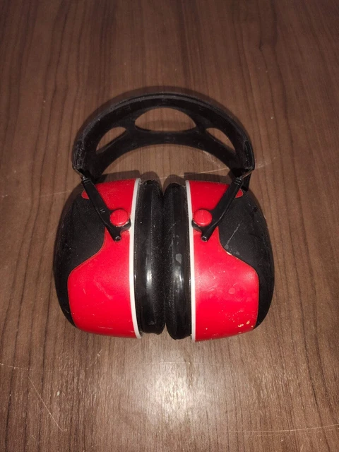 3M PRO-GRADE EARMUFFS, Red, Noise Reducing, Cushion, 30db NRR, Class 5 ...