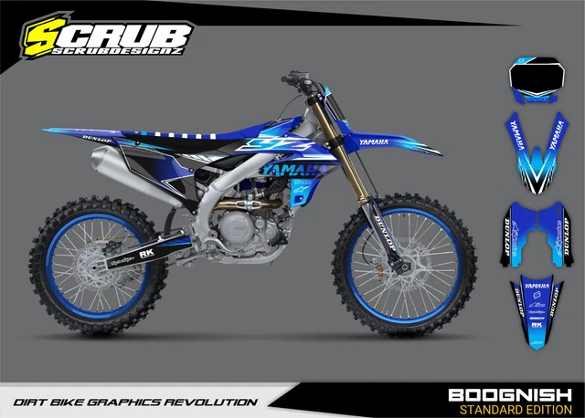 YAMAHA YZ450F 2023-2024 YZ250F 2024 autocollants graphiques kit ...