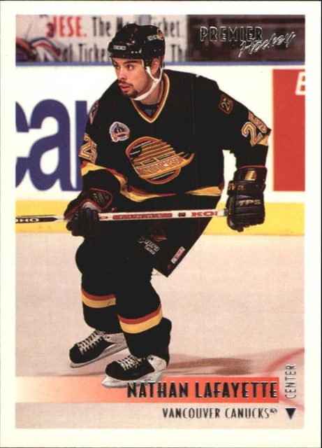 CARTE DE HOCKEY 1994-95 OPC Premier Canucks #18 Nathan Lafayette EUR 1,62 - PicClick FR