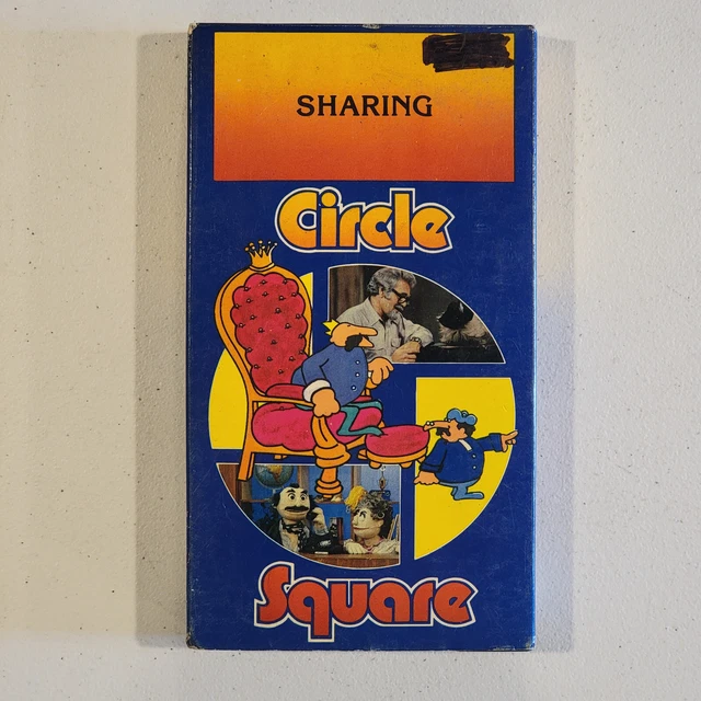 CIRCLE SQUARE - Sharing VHS 1988 80's RETRO CHILDREN'S FAMILY EDUCATION ...