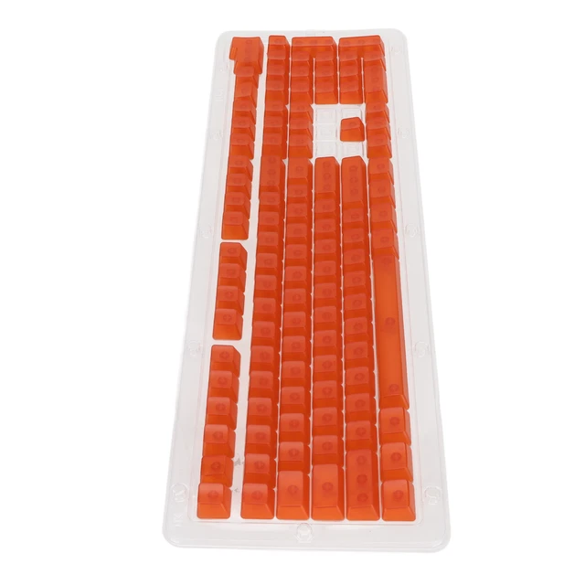 (ORANGE) CLAVIER KEYCAPS OEM Hauteur Pastel Keycaps 108 Touches DIY ...
