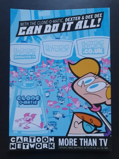 DEXTER'S LAB CARTOON Network Promo Postcard. Boomerang. Unposted. £3.75 ...