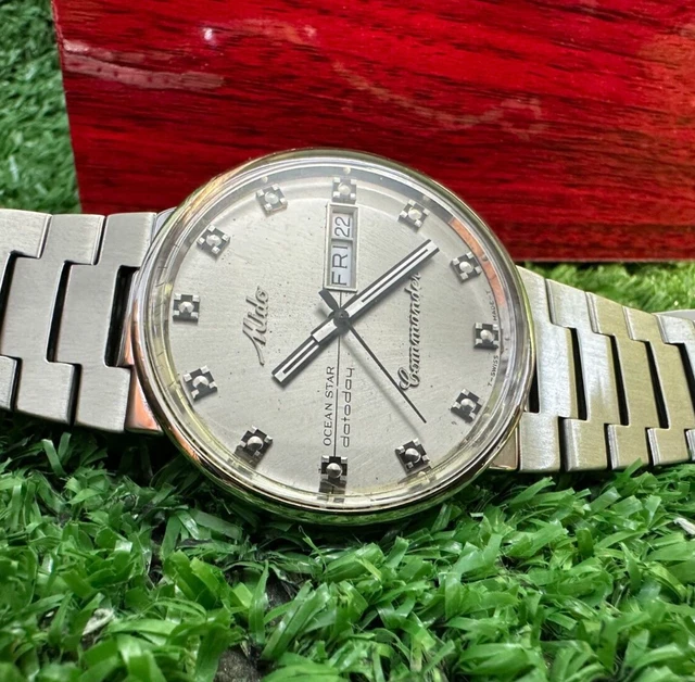 1970'S VINTAGE MIDO Ocean Star Automatic Watch Datoday Commander 8269 ...