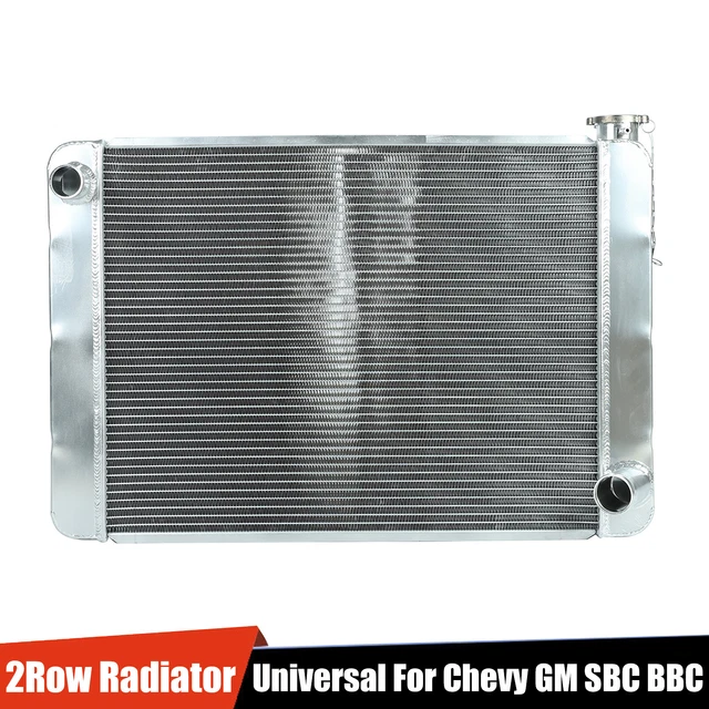 HIGH PERFORMANCE ALUMINUM 2 Row Radiator 28"X19" Universal For Chevy GM ...