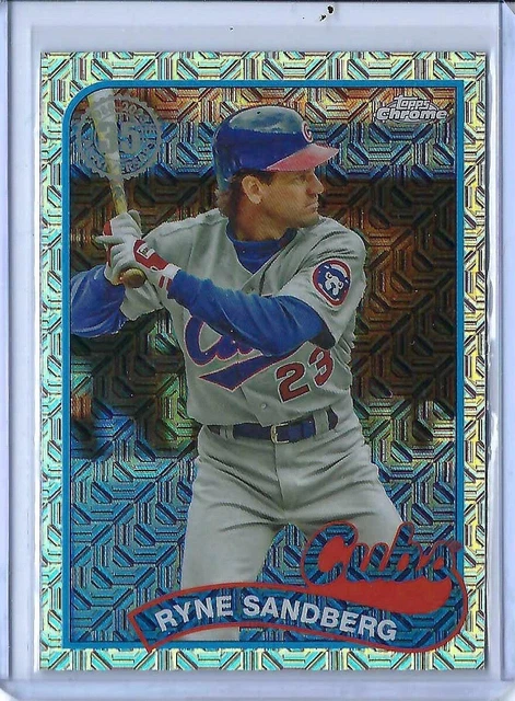 2024 TOPPS CHROME Ryne Sandberg '89 réfracteur Mojo Redux T89C-50 Cubs ...